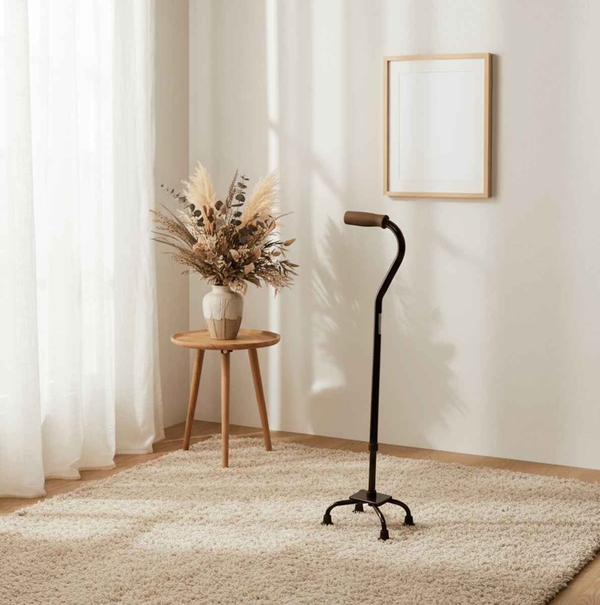 ASSURE REHAB Quad Cane, Narrow Base (AR-0350) – Care@Home