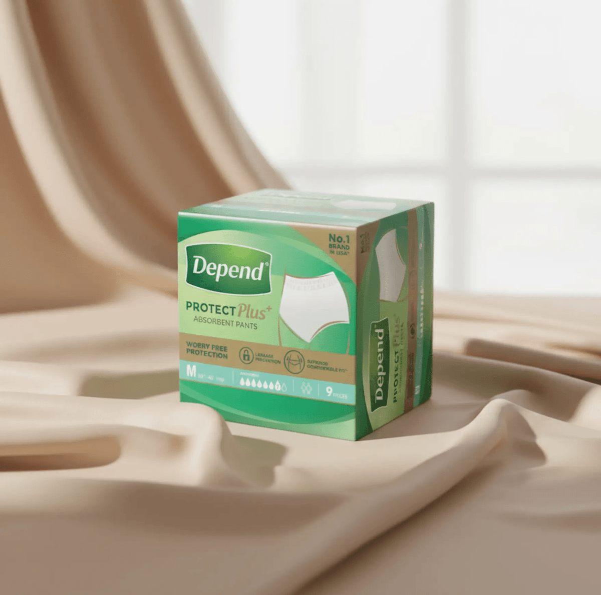DEPEND Protect Plus Absorbent Pants – Care@Home
