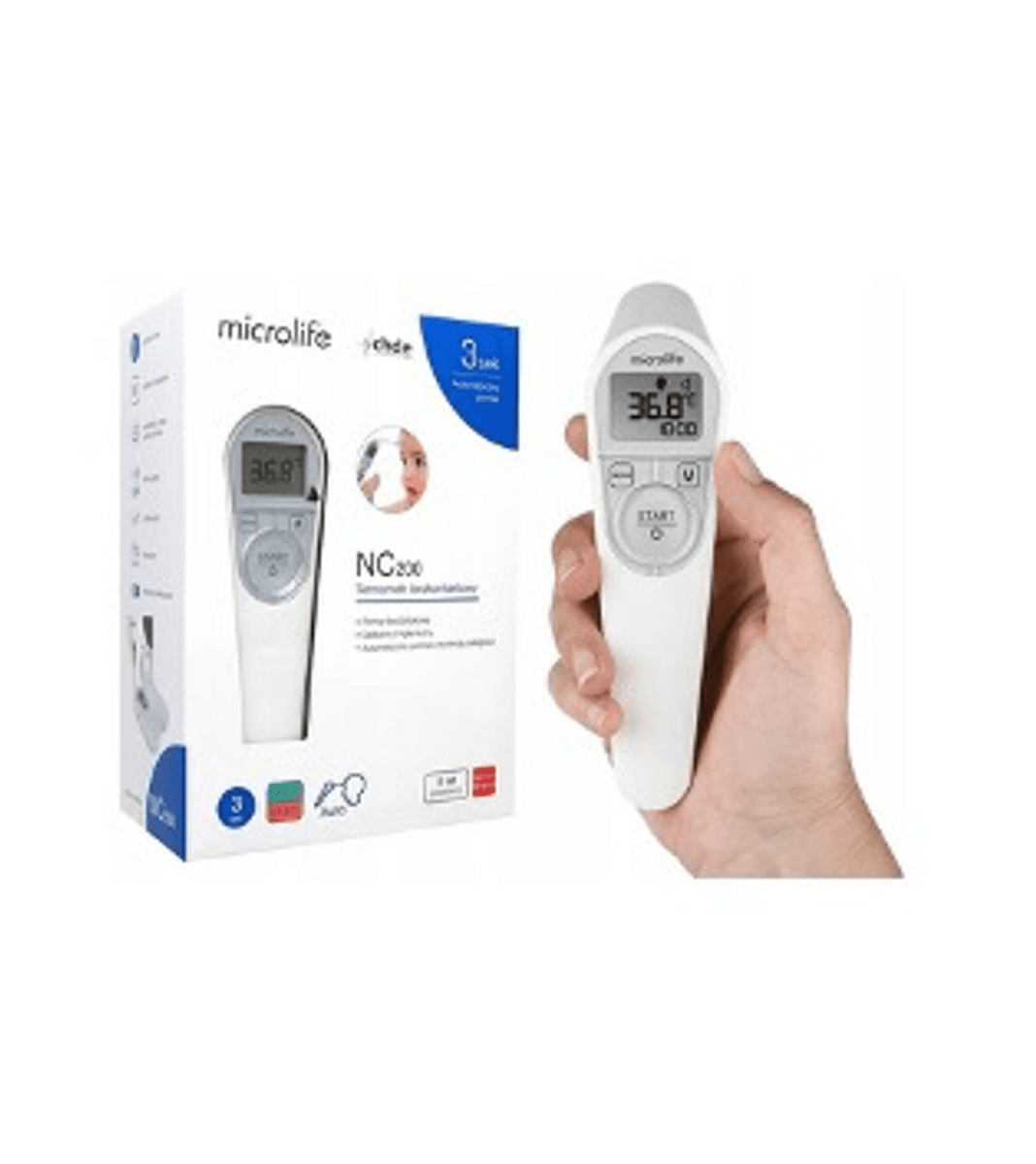 MICROLIFE Non Contact Forehead Thermometer NC200 – Care@Home